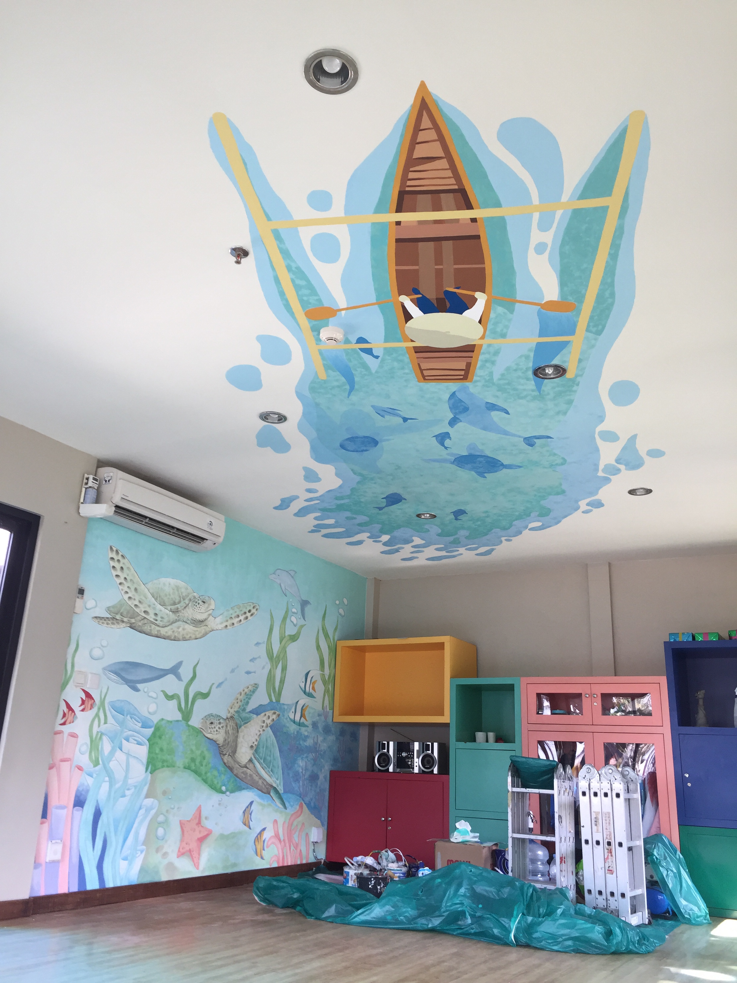 Kids Club Mural for Conrad Hotel Bali – MURAL BALI